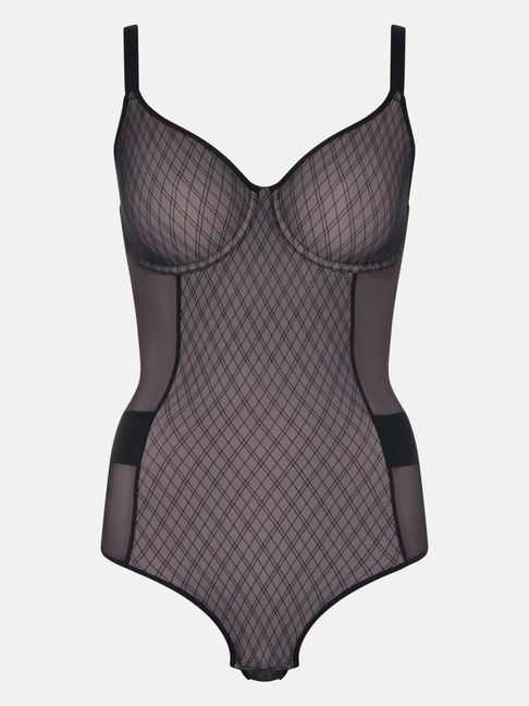 Body - Zwart / Beige - SMOOTH LINES | Chantelle