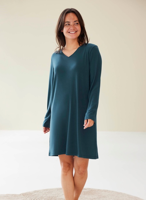 Nia Nightgown LS - EMERAUDE - Nia | Femilet