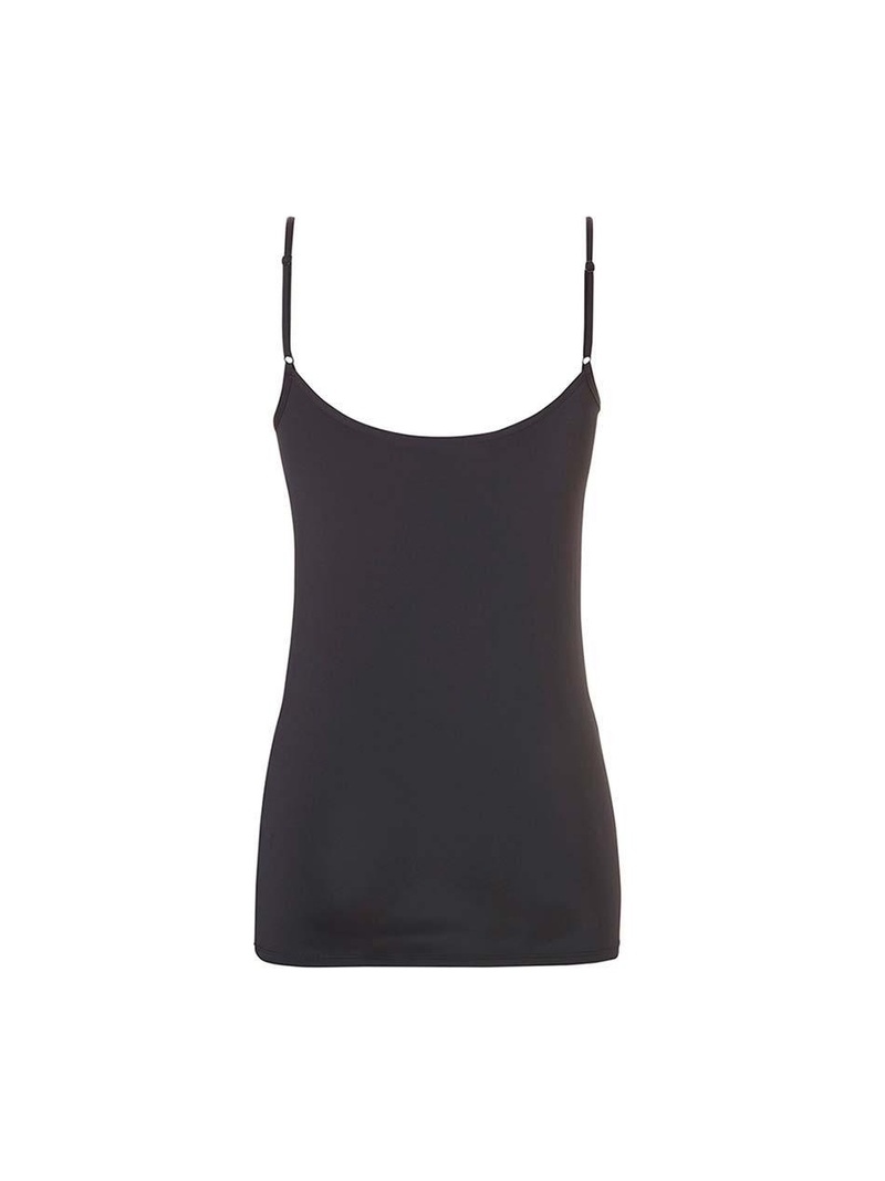 Spaghetti shirt 2 ways to wear - Zwart - Basic | Livera